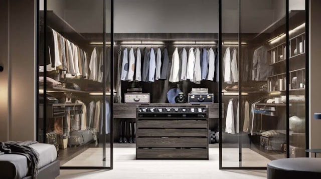 13 ideas for placing a dressing room for men in a room - Lady's Houses
