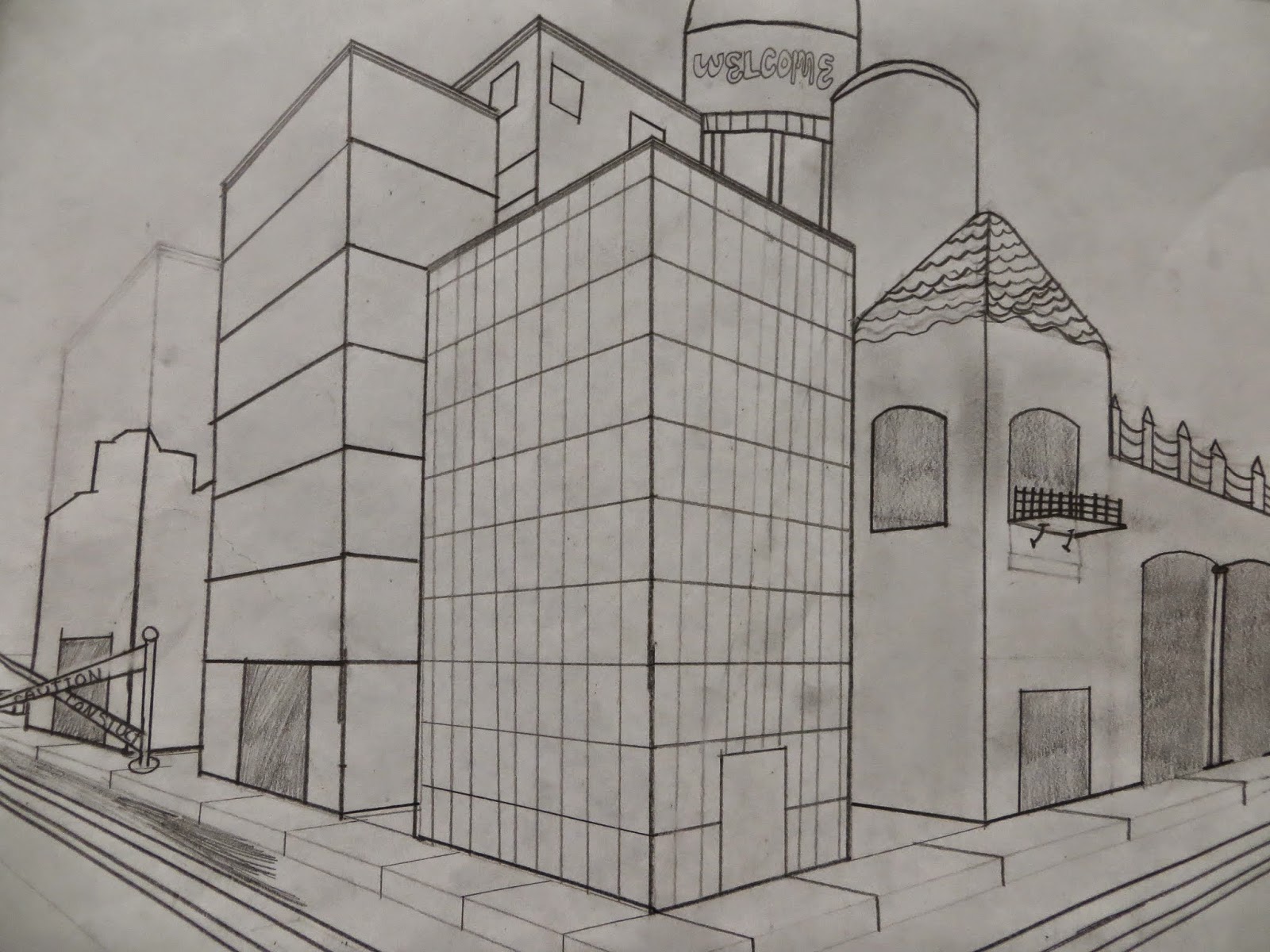 Shana's Art Room : 7th Grade Two Point Perspective