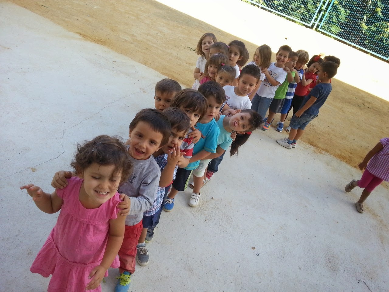 La clase de Diego: HACIENDO LA FILA