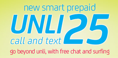 Smart Unli 25 - Unli Call, Unli Text, with Free Surf and Chat ...