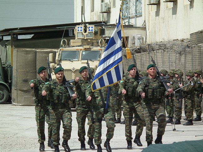 Greek soldiers in Afghanistan - WAFF - World Armed Forces Forum.