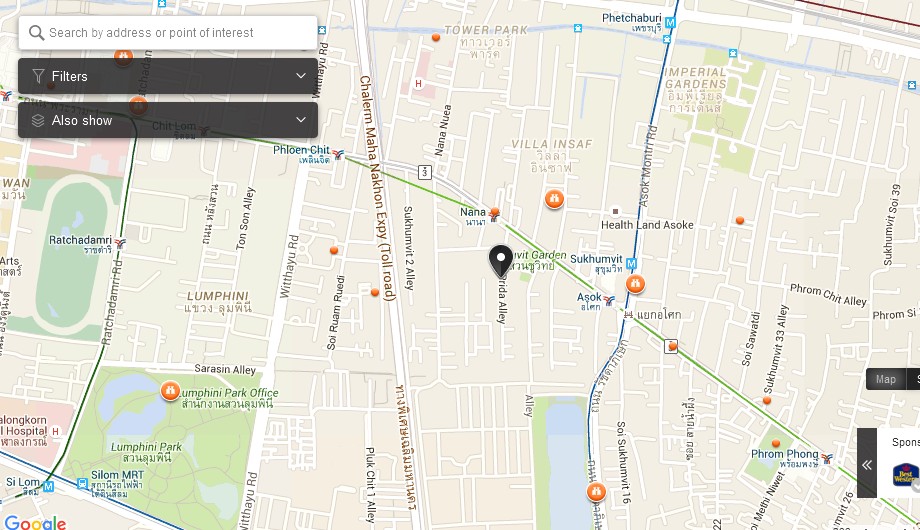 About BTS Bangkok Thailand Airport Map: Silom Sauna Bangkok Map ...