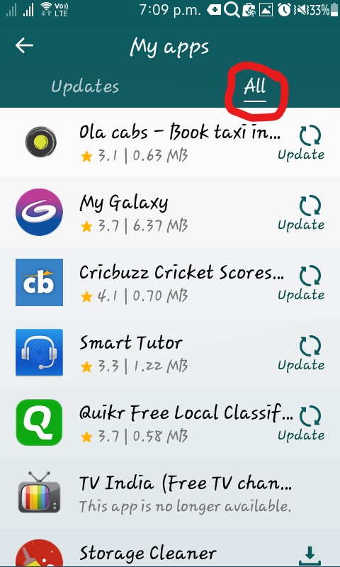 Install uc mini and Acl app after removing from tizen store ...