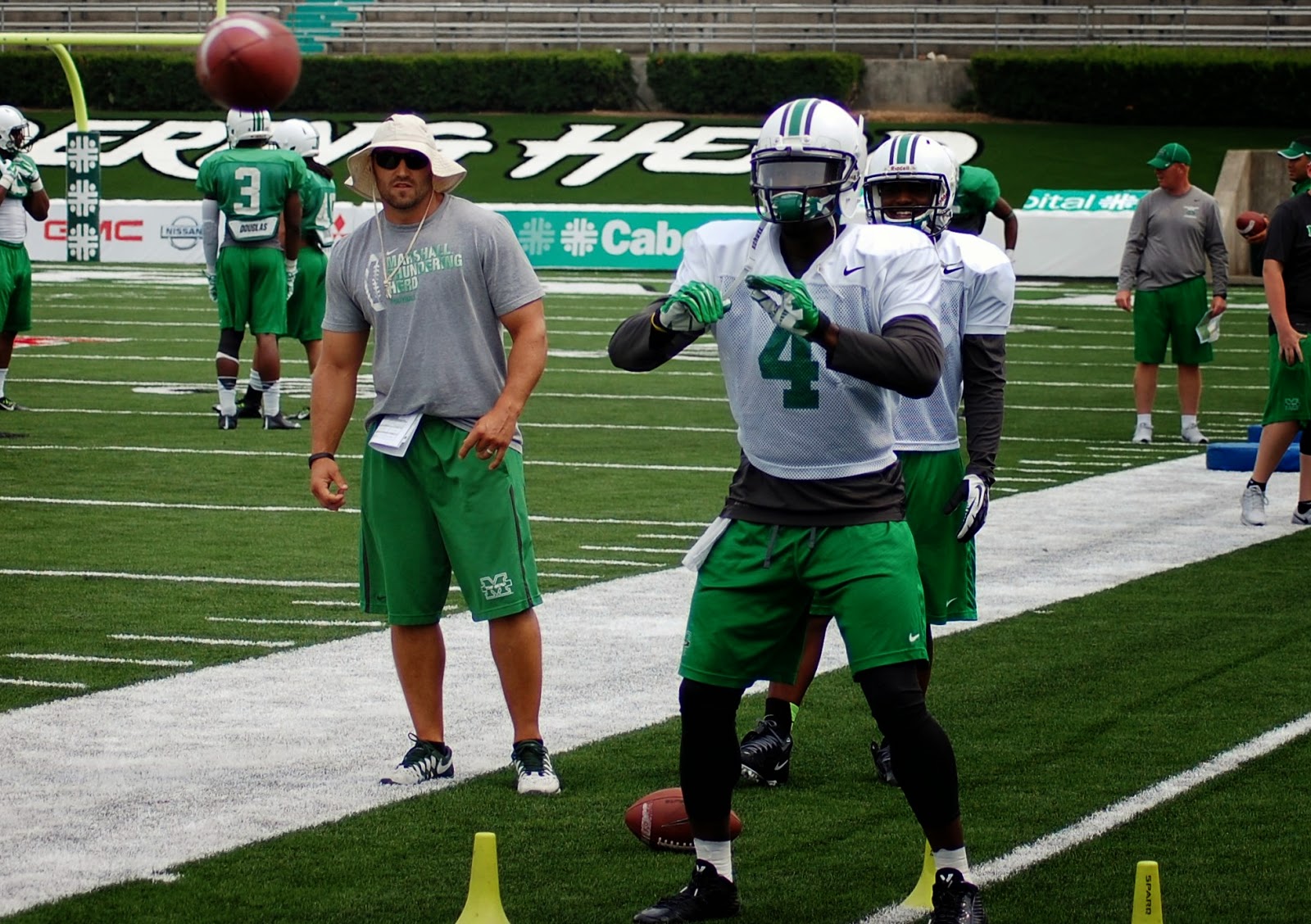 Collier Sports Zone Live: Marshall Football Day 3 Afternoon Practice ...
