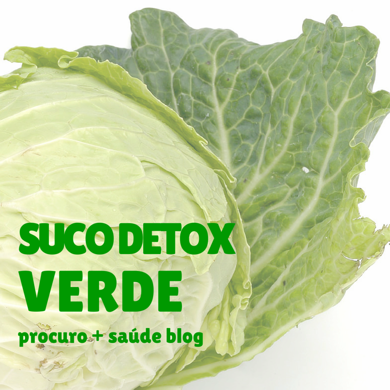 Suco ou sumo detox verde - benefícios e receita