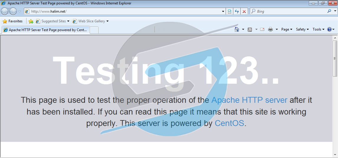 Konfigurasi Web Server CentOS : HTTPD (Apache) ~ Blog Abdul Halim