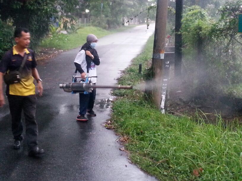 DENGUE PATROL SK(P)TM: SEMBURAN KABUS (FOGGING) DI KG BOYAN, TAIPING