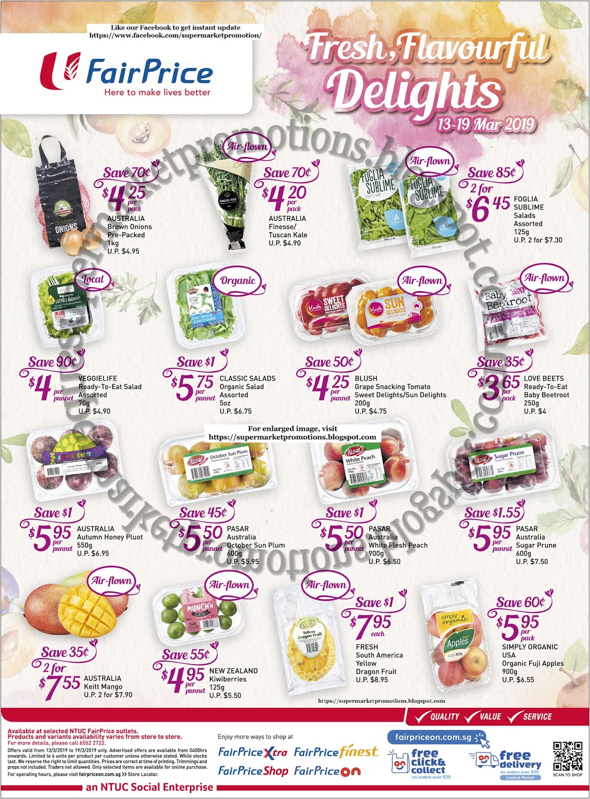 NTUC FairPrice Fresh Promotion 13 - 19 March 2019 ~ Supermarket Promotions
