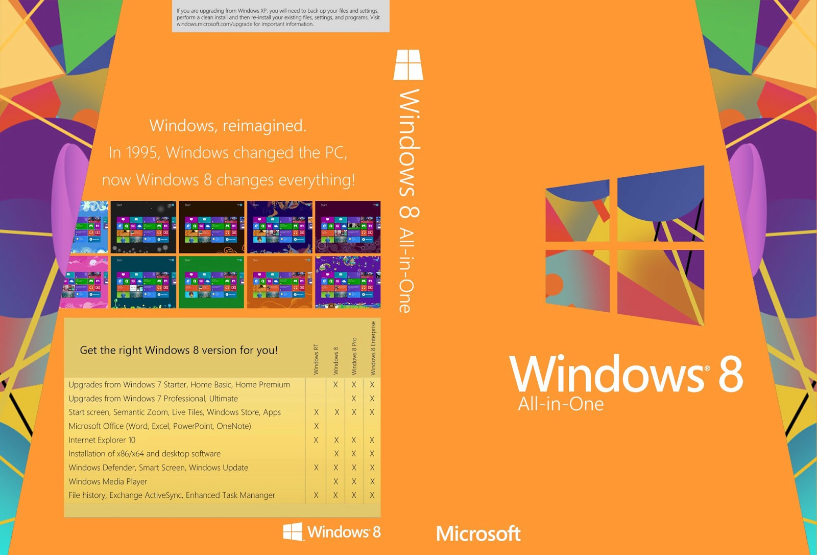 Galeria Das Capas: Windows 8 - All-In-One