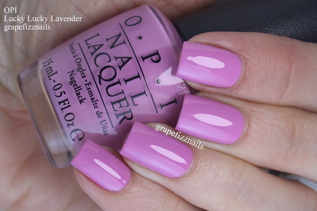 Grape Fizz Nails: OPI Lucky Lucky Lavender