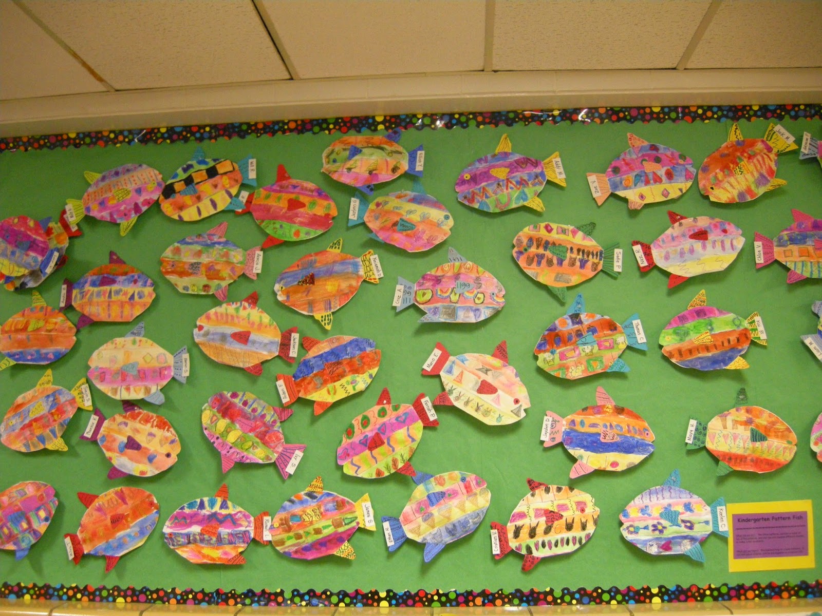 Zilker Elementary Art Class: Kinder Fish Sculptures