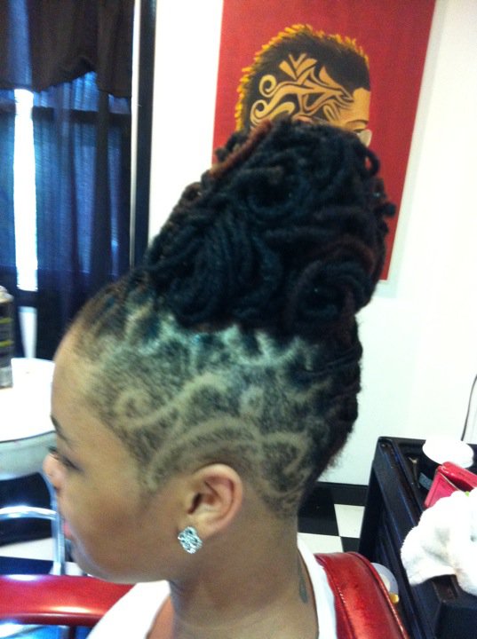 Naturally Beautiful Hair: Stylish Option's For Your Loc Hawk!