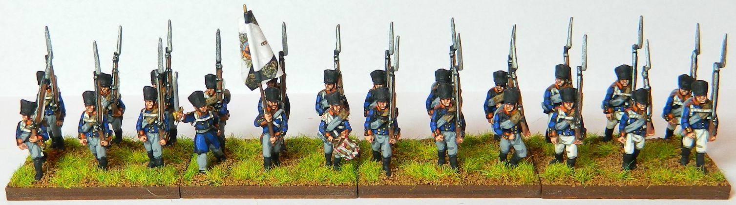 MacPhee's Miniature Men: Giant Commission -- Prussian Line Infantry