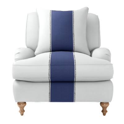 WHITE + GOLD: RACING STRIPES