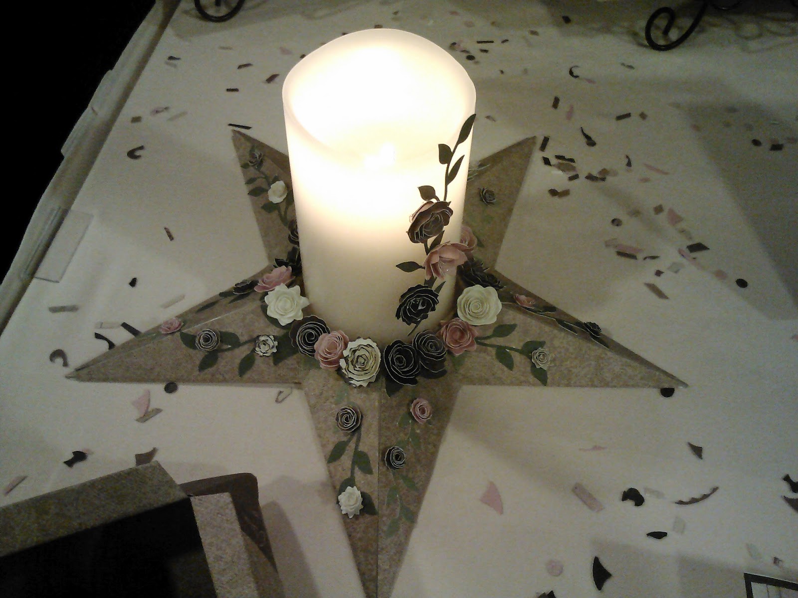 Joyful Creations Blog: Star candle
