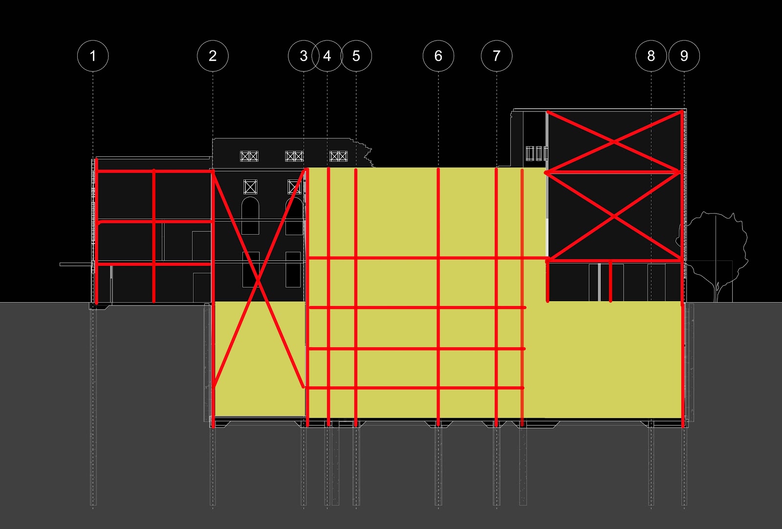Design 6: Detail drawings for structure