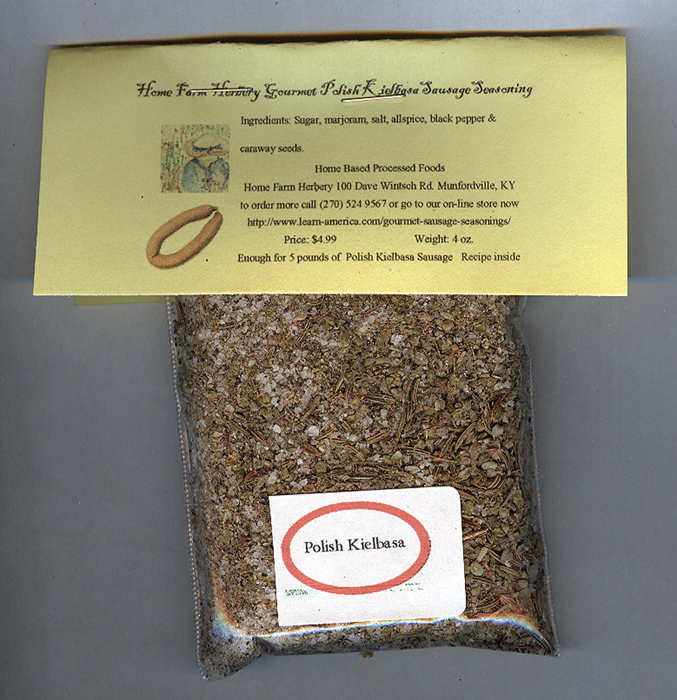Polish Kielbasa or Polish Sausage Seasoning : Home Farm Herbery