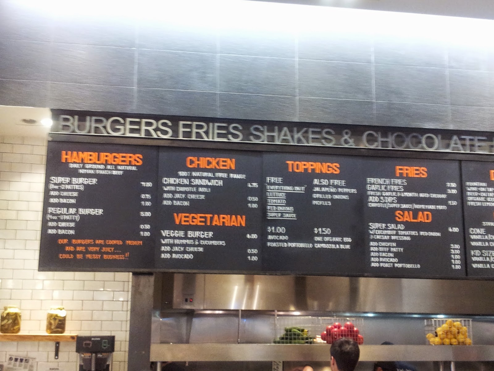 Super Duper Burgers (San Jose, CA) - Bay Area Menu Files