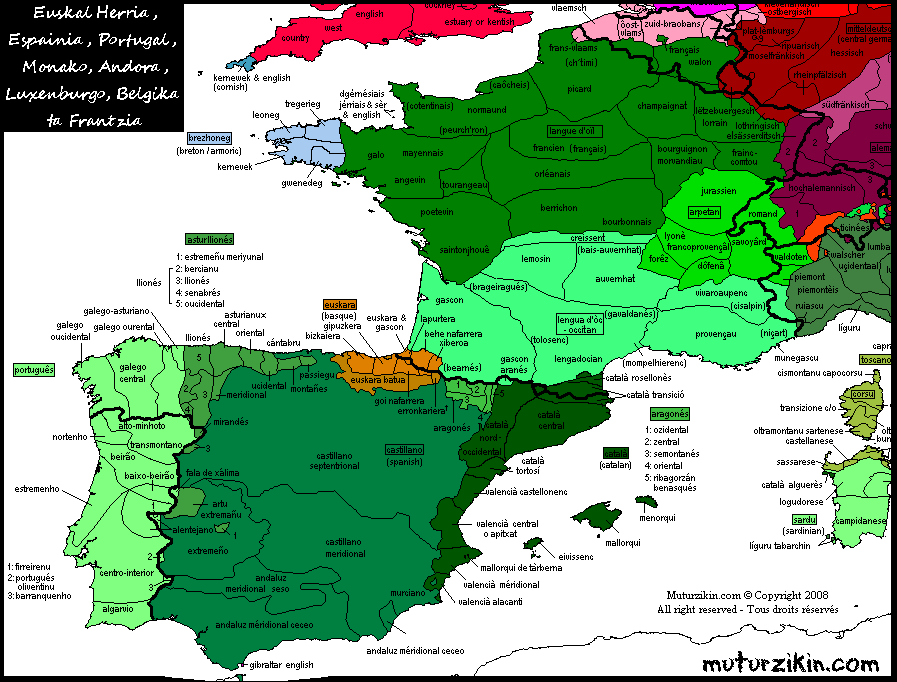 Catalan Language Map