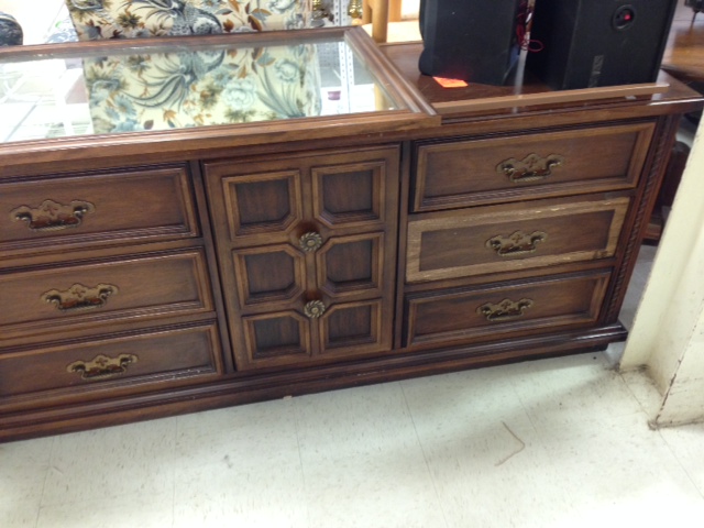 Our Hobby House: Goodwill Dresser Turned TV Console