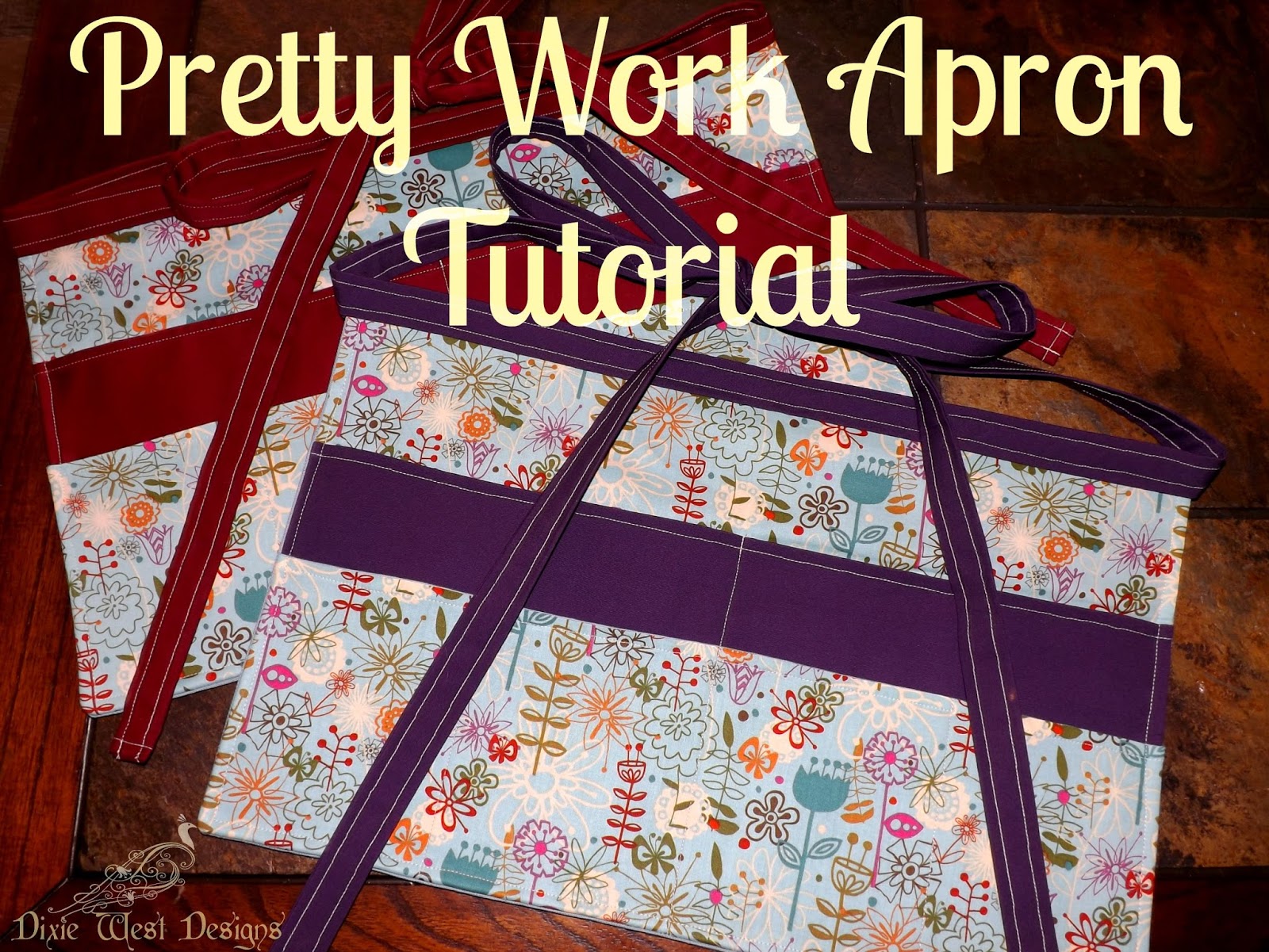 Dixie West Designs: Craft Fair Apron Tutorial