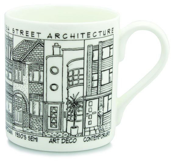 Architecture mugs | YOUR HOME IS LOVELY