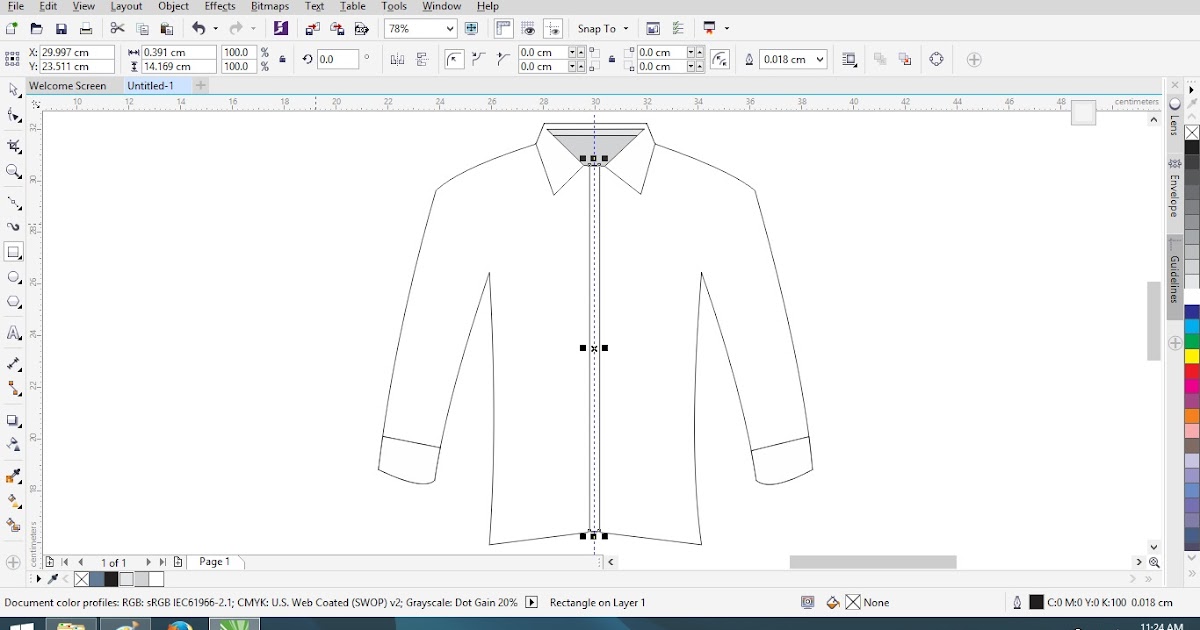 20+ Desain Baju Dengan Corel Draw X7 Pictures