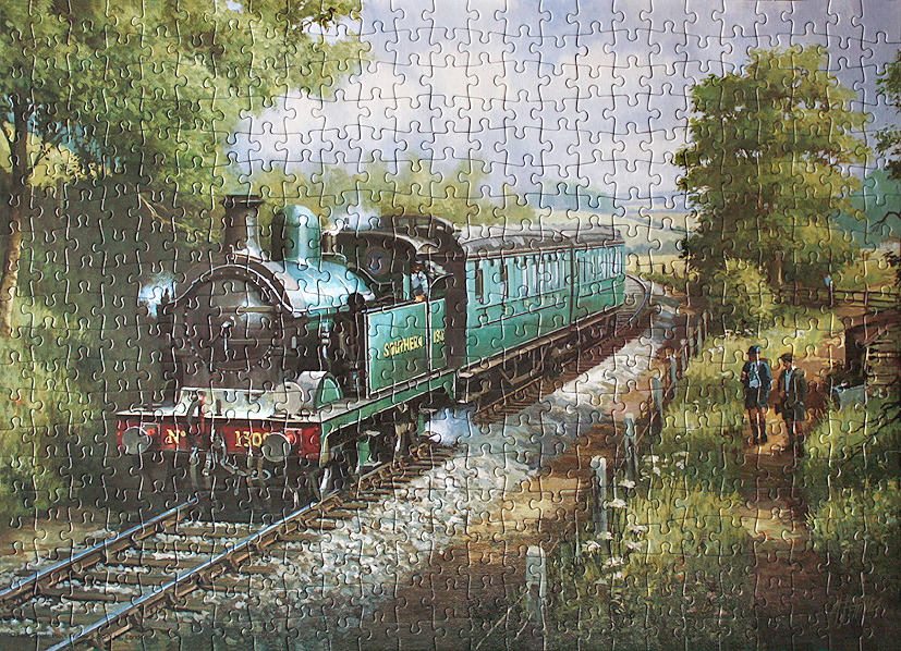 STEAM TRAINS AND JIGSAW PUZZLES: Rural Steam