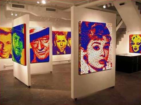 rubik's cube art