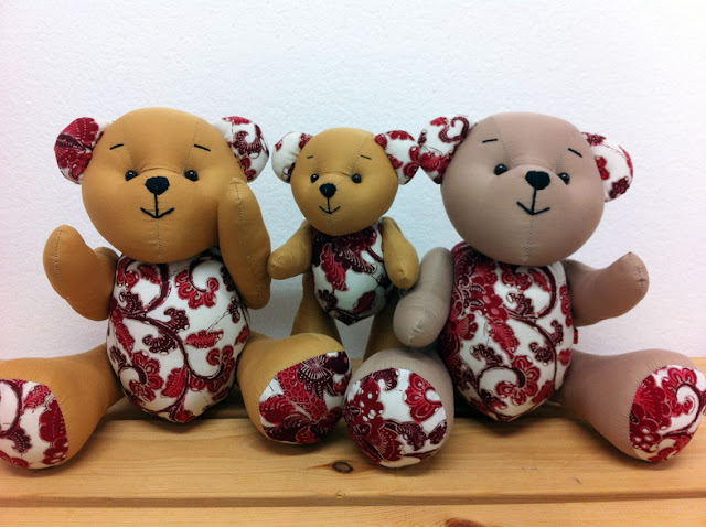 TeddyThotz: New BATIK TEXTILE TEDDY creation for Asian Civilisations ...