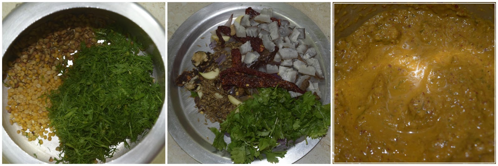 Poorni's Cookbook: Jolada mudde - Bassaru, Palya ~~Karnataka recipes