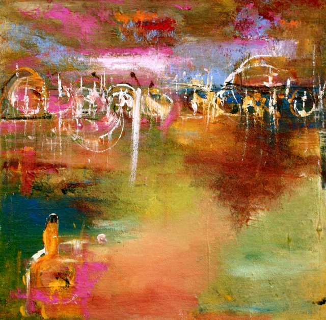 Elizabeth Chapman Art: Bloom, Contemporary Expressionistic Abstract ...