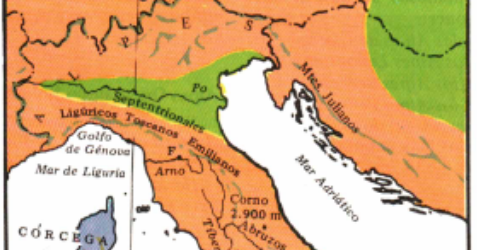 Perspectiva Espacio Temporal Mundial Eje Geográfico : Europa Apeninos