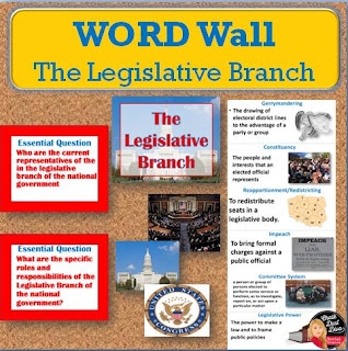 Classroom Freebies Too: FREE Word Wall Posters - The Legislative Branch ...