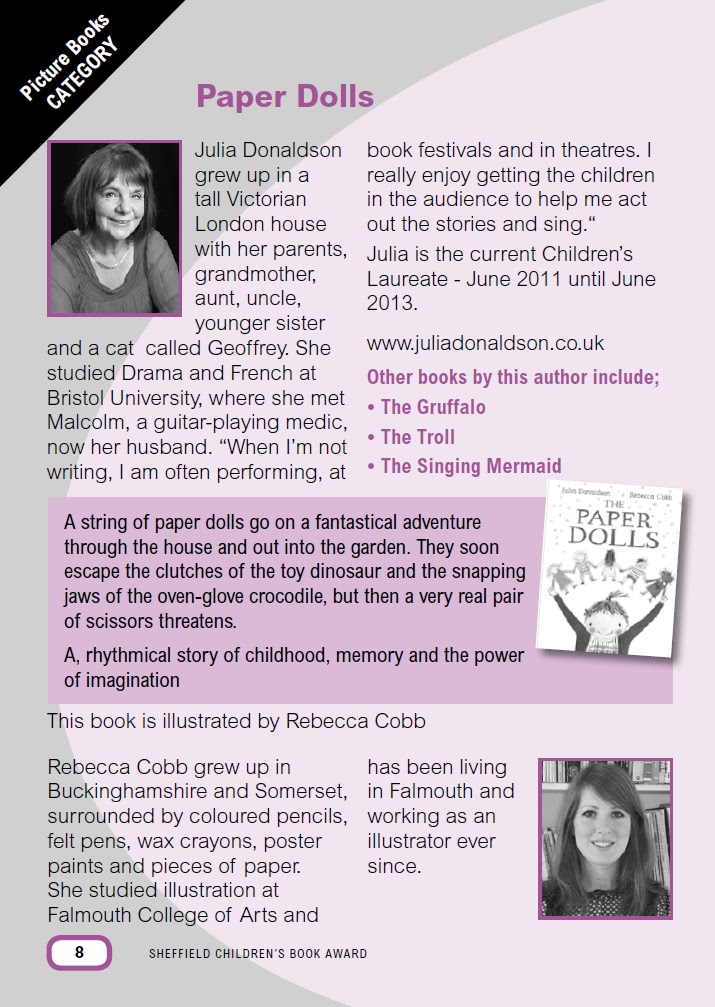 Sheffield Children's Book Award: Feature Author & Illustrator Julia ...