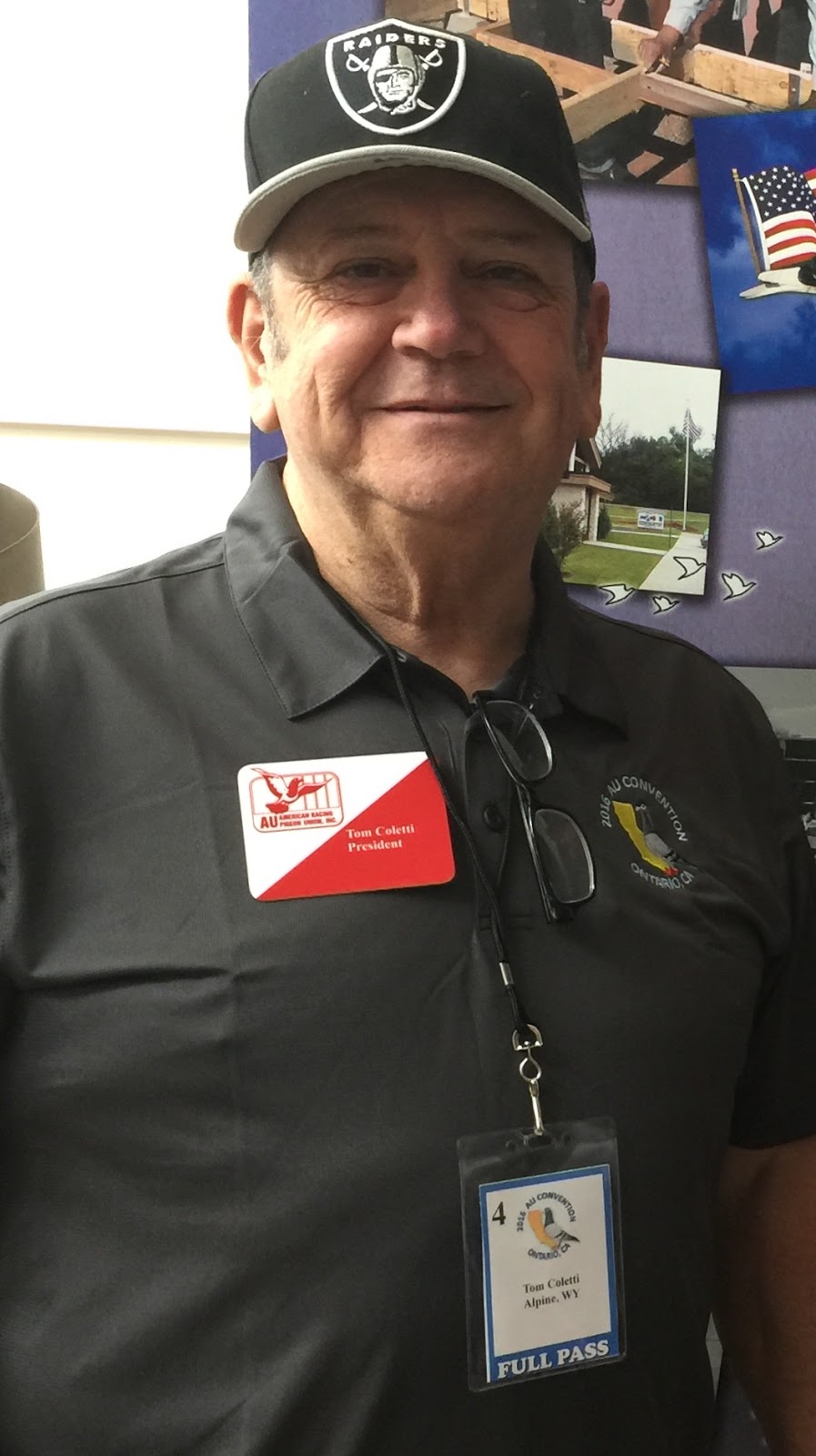AMERICAN RACING PIGEON UNION: AU Board President Tom Coletti
