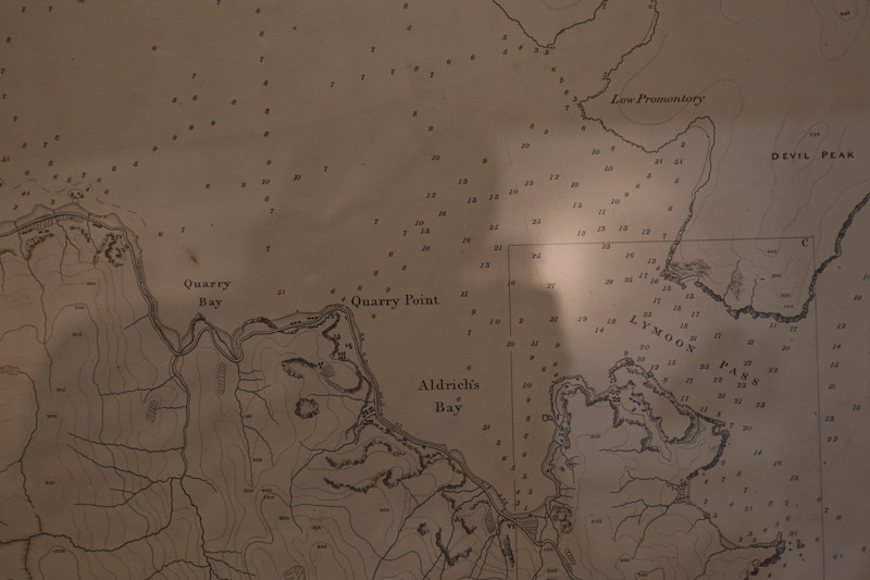 In the Sky: Old map of Quarry Bay and Causeway Bay HK