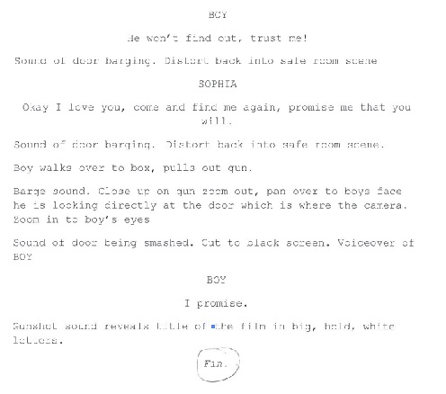 GHEM AS Media Studies: Script: Draft 3