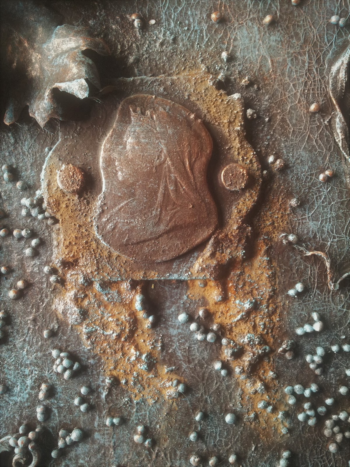 Barnsley Crafter: Powertex, The finished Journal Cover