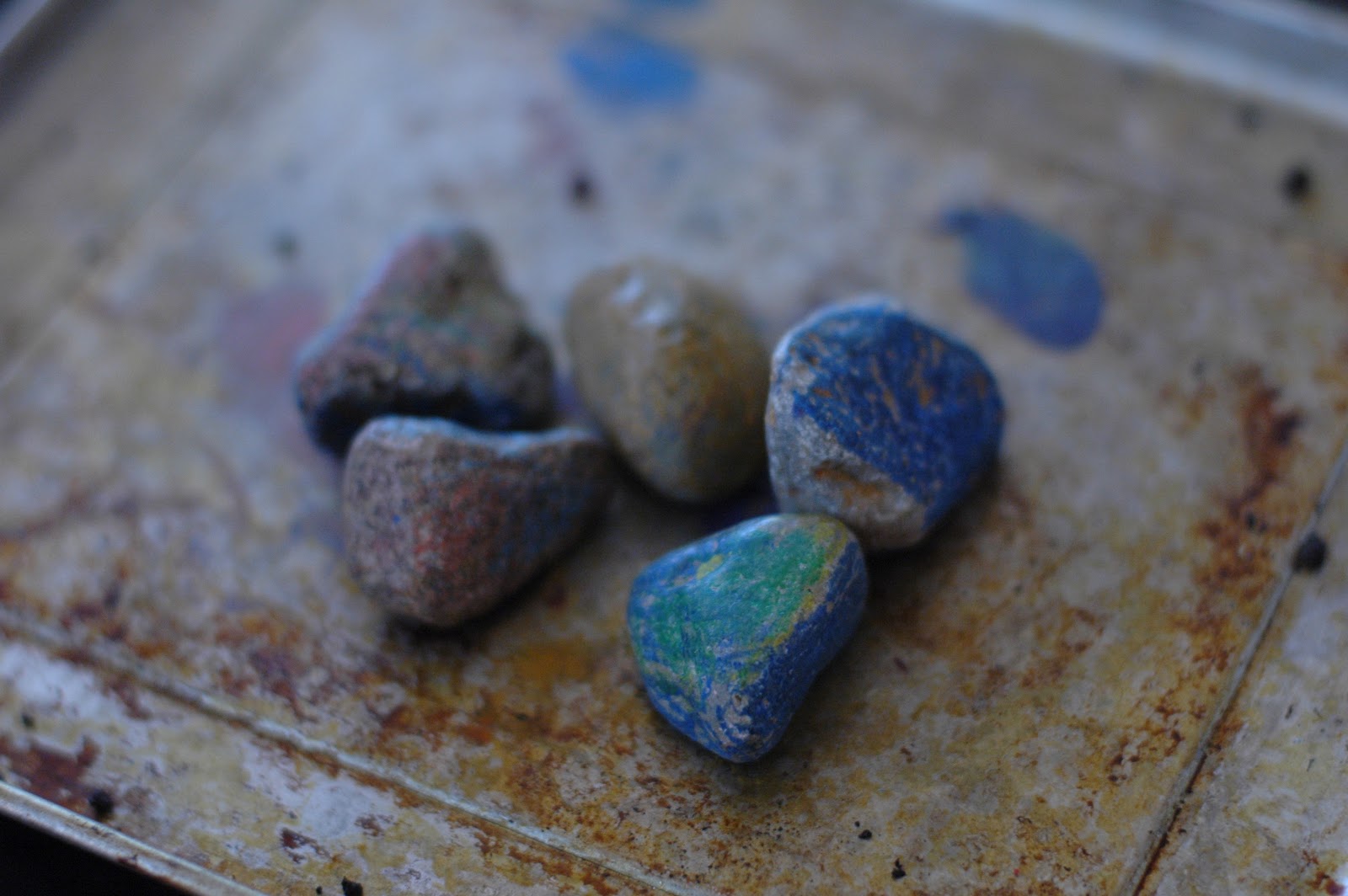 create (with kids): glazed rocks - FreshlyPlanted