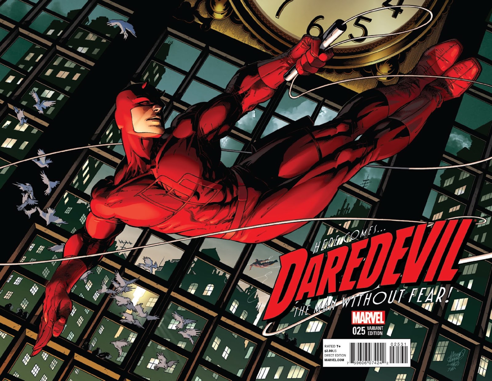 The Dork Review: Rob's Room: Daredevil #25, Varient Cover Creation by ...