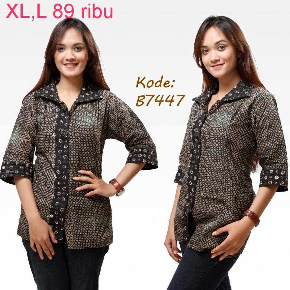 Contoh Model Baju Batik | Model Baju Batik
