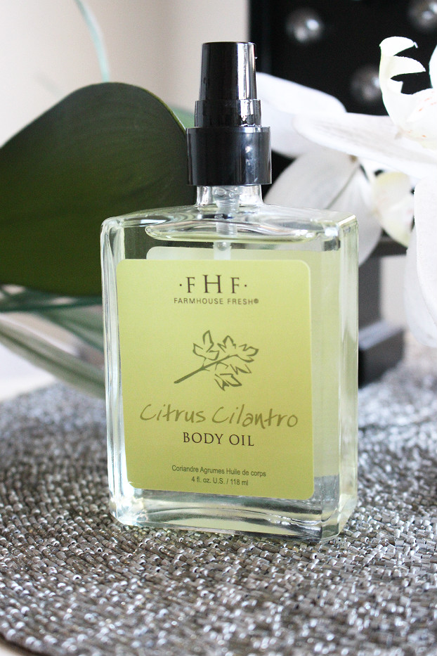 Soft and Glistening Skin | Farmhouse Fresh Citrus Cilantro Body Oil ...