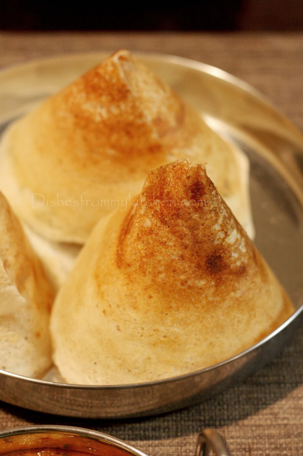 Dishesfrommykitchen: ATUKULU (POHA) DOSA OR APPAM WITH VADA KURMA ...