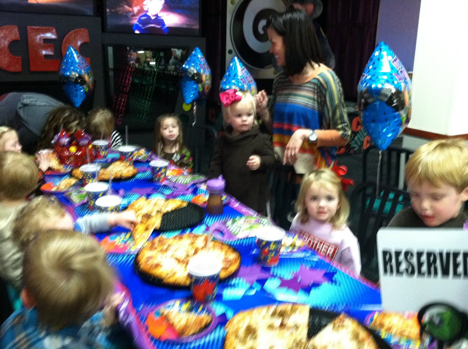 Crawford Crew: Chuck E Cheese Birthday Party