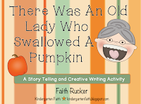 Kindergarten Faith: Creative Writing - There Was an Old Lady Who ...
