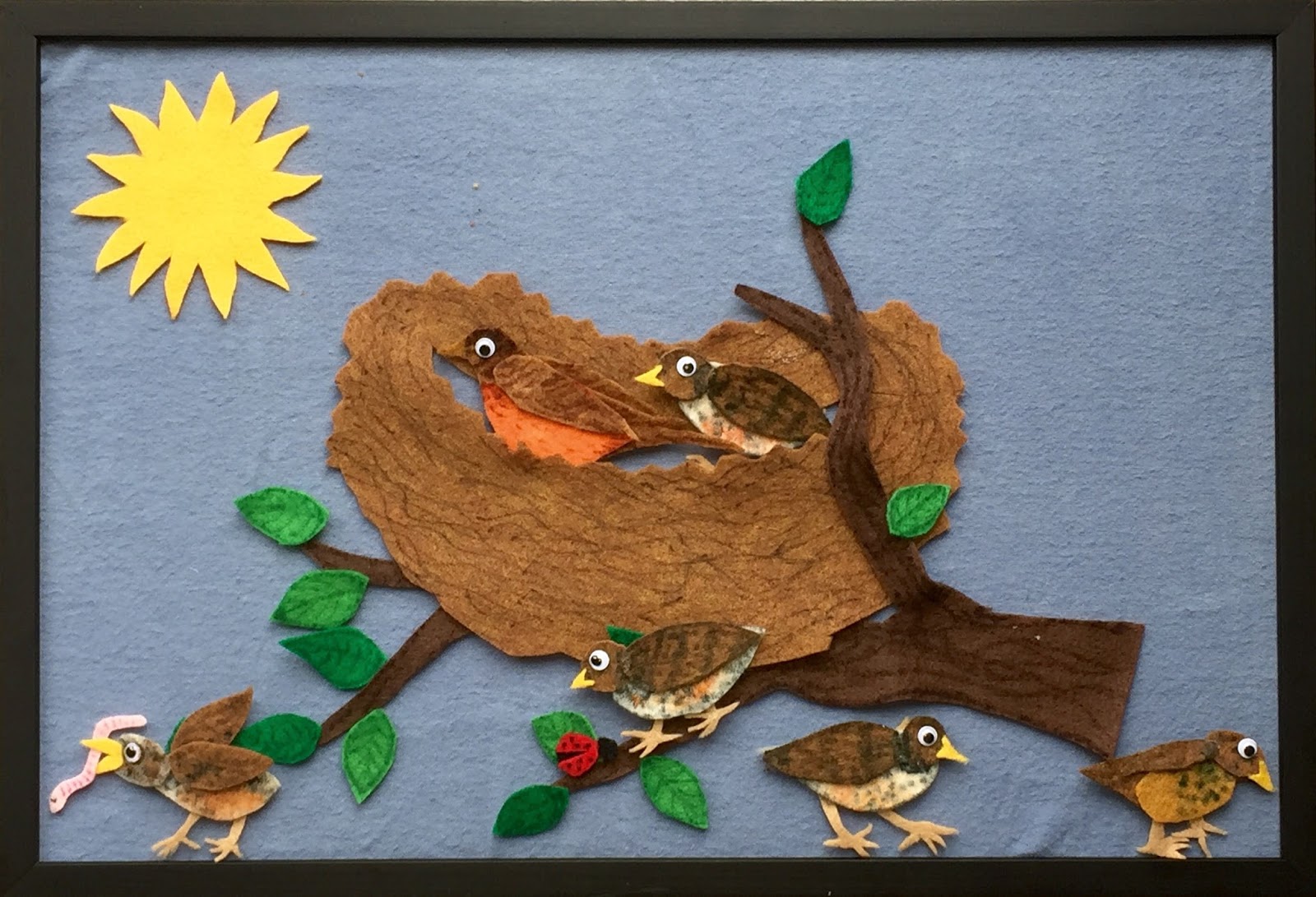 Adventures In Storytime (and Beyond): Flannel Friday - Five Little Robins