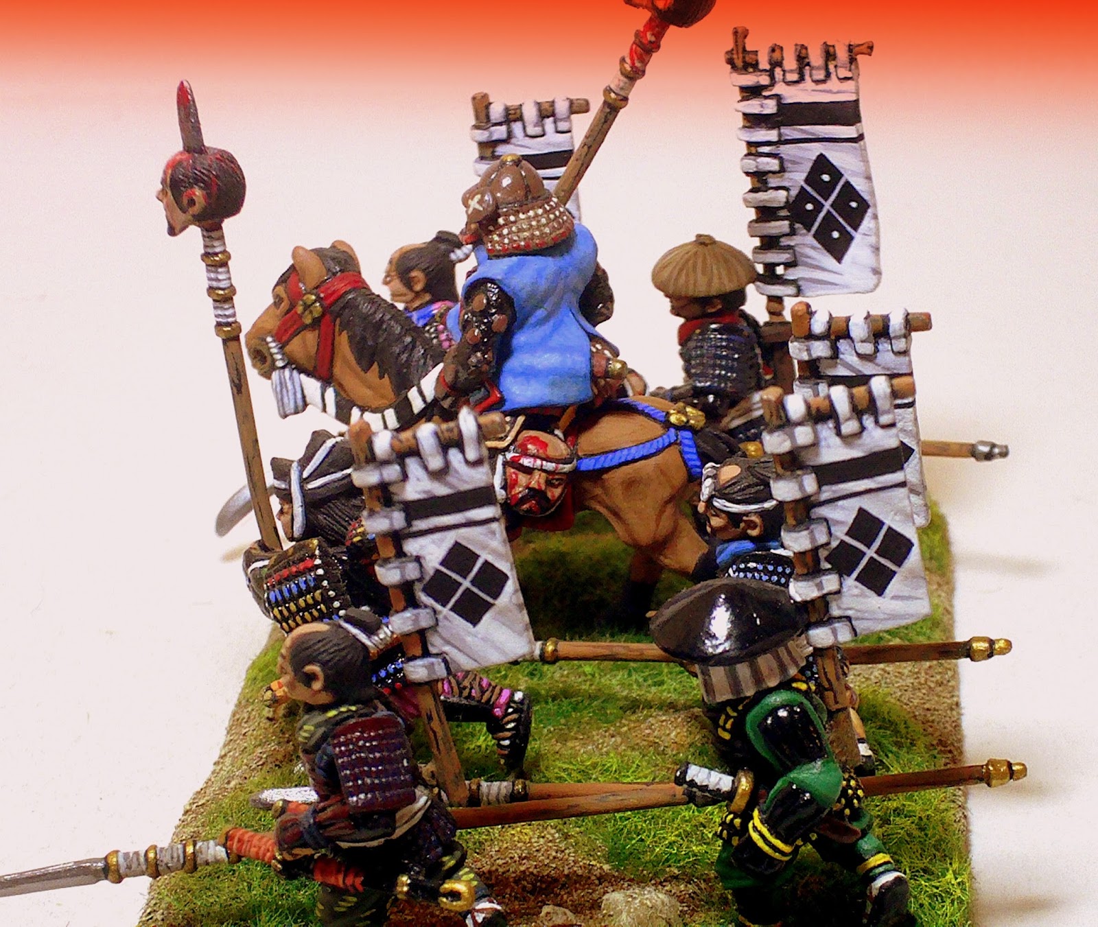 28MM FELDGRAU: Samurais del clan Takeda/ Takeda clan samurais