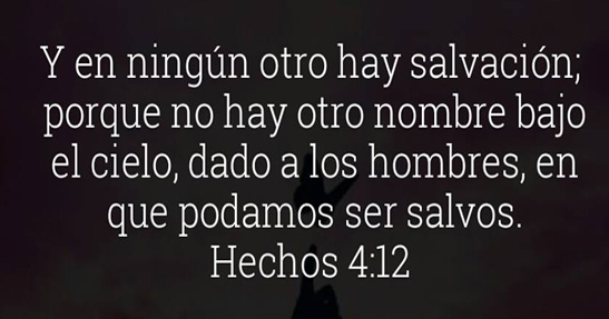 Hechos 4:12 - Comparte la Biblia - Versículos Bíblicos