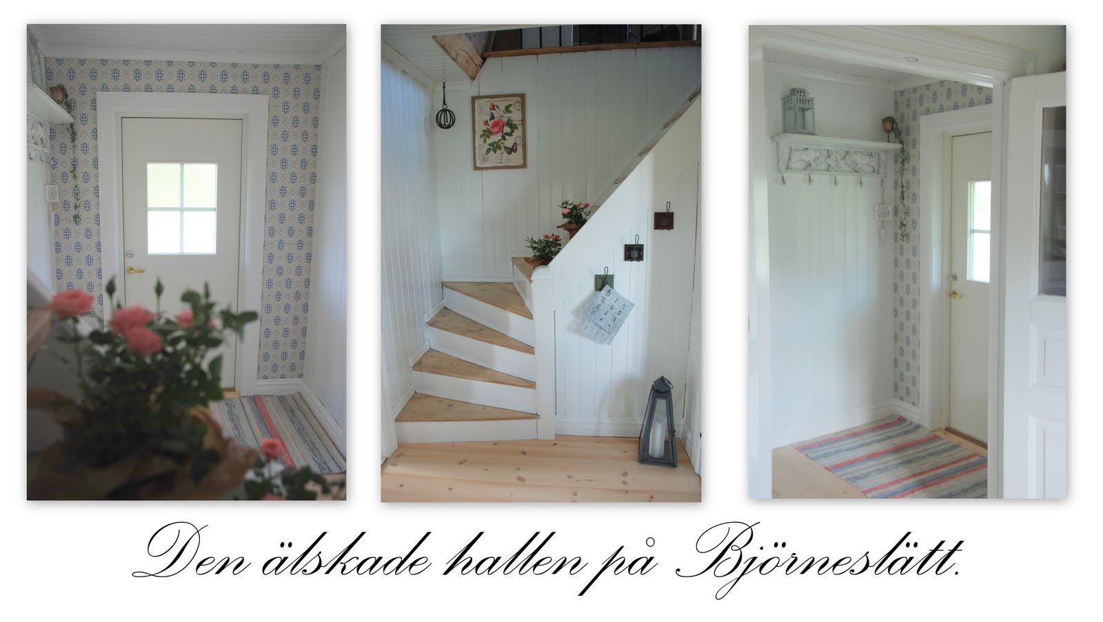 Att skapa är livet! - renovering, konst och design: Hallen är färdig!